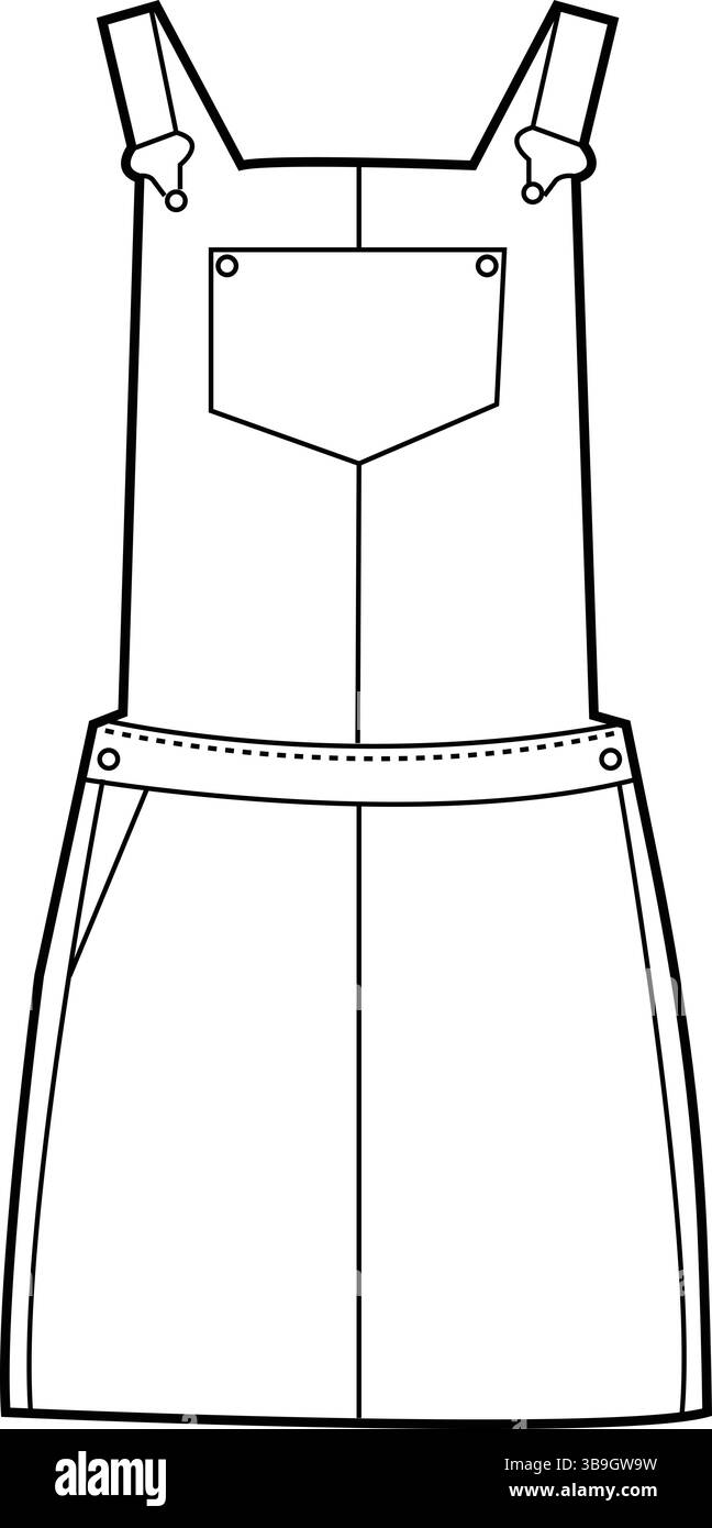 Bib overall Stock Vector Images - Alamy