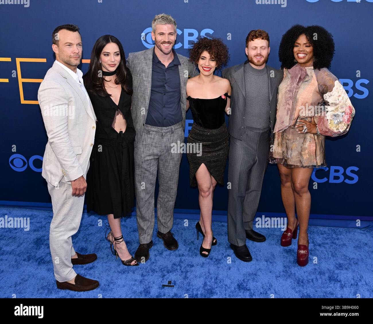 May 7, 2025, Los Angeles, California, USA: (L-R) Kyle Schmid, Mariel ...