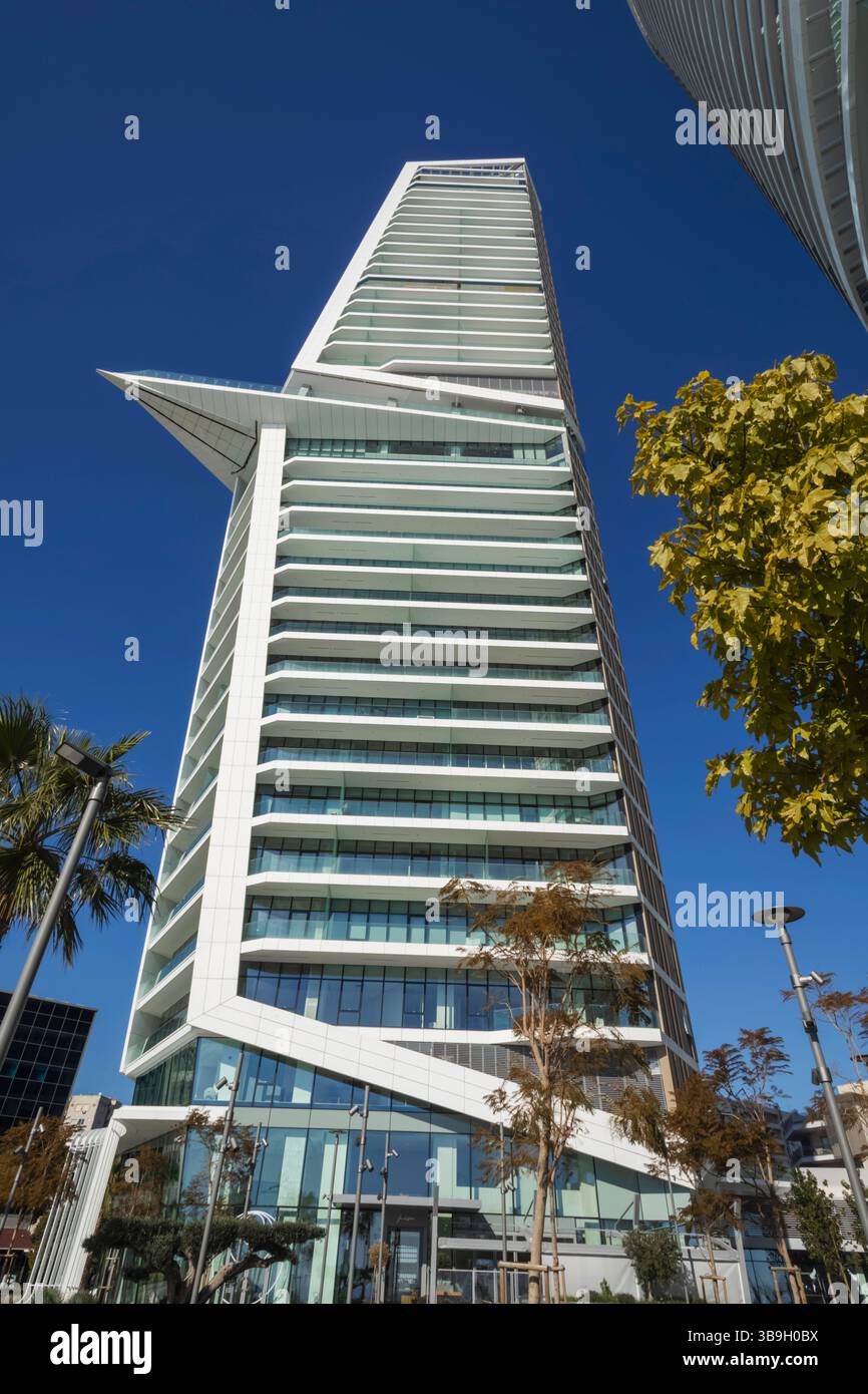 Cyprus, Limassol (Lemesos), Trilogy Towers Modern High-rise Buildings ...