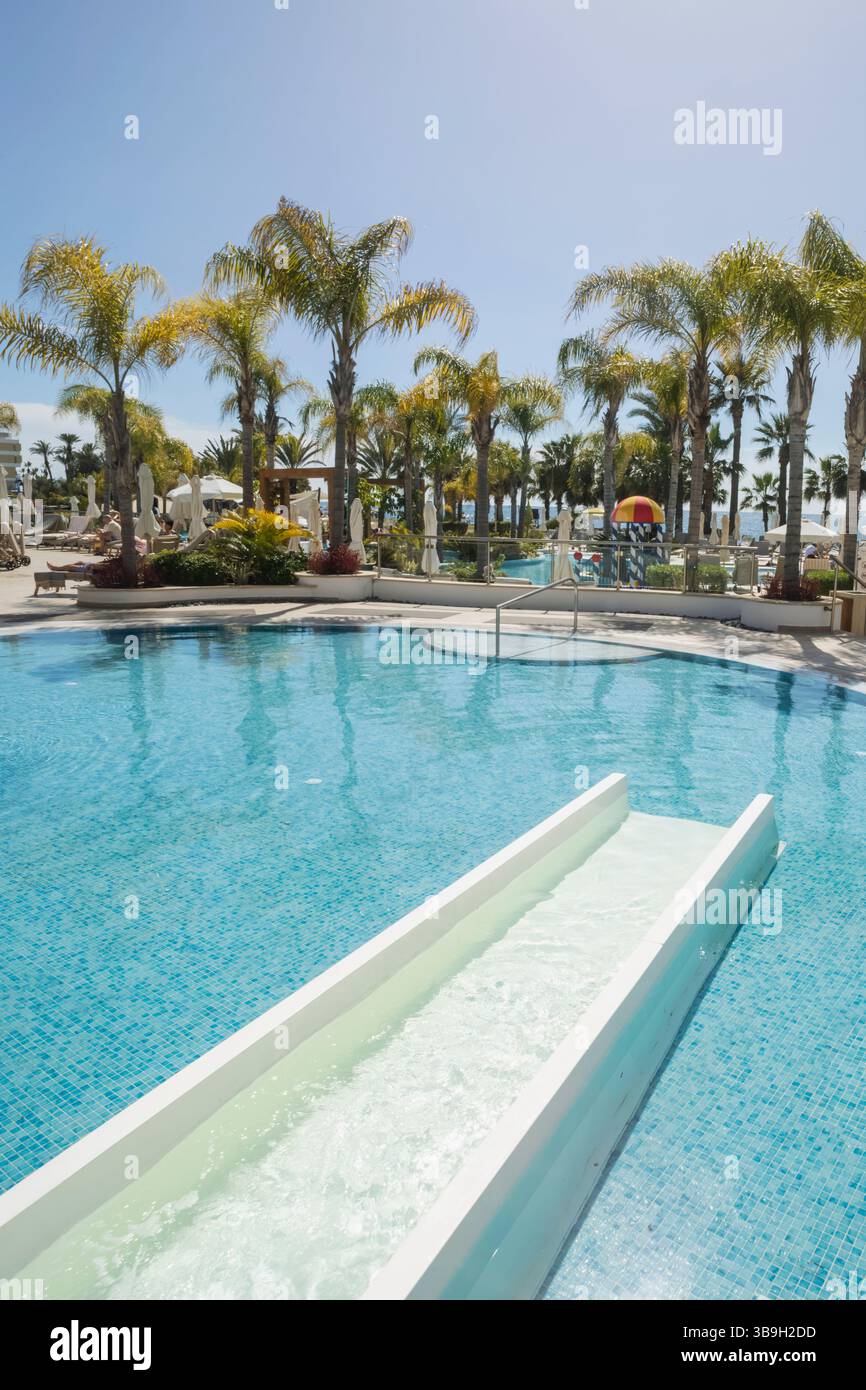 Cyprus, Paphos, Olympic Lagoon Hotel Swimming Pool Stock Photo - Alamy