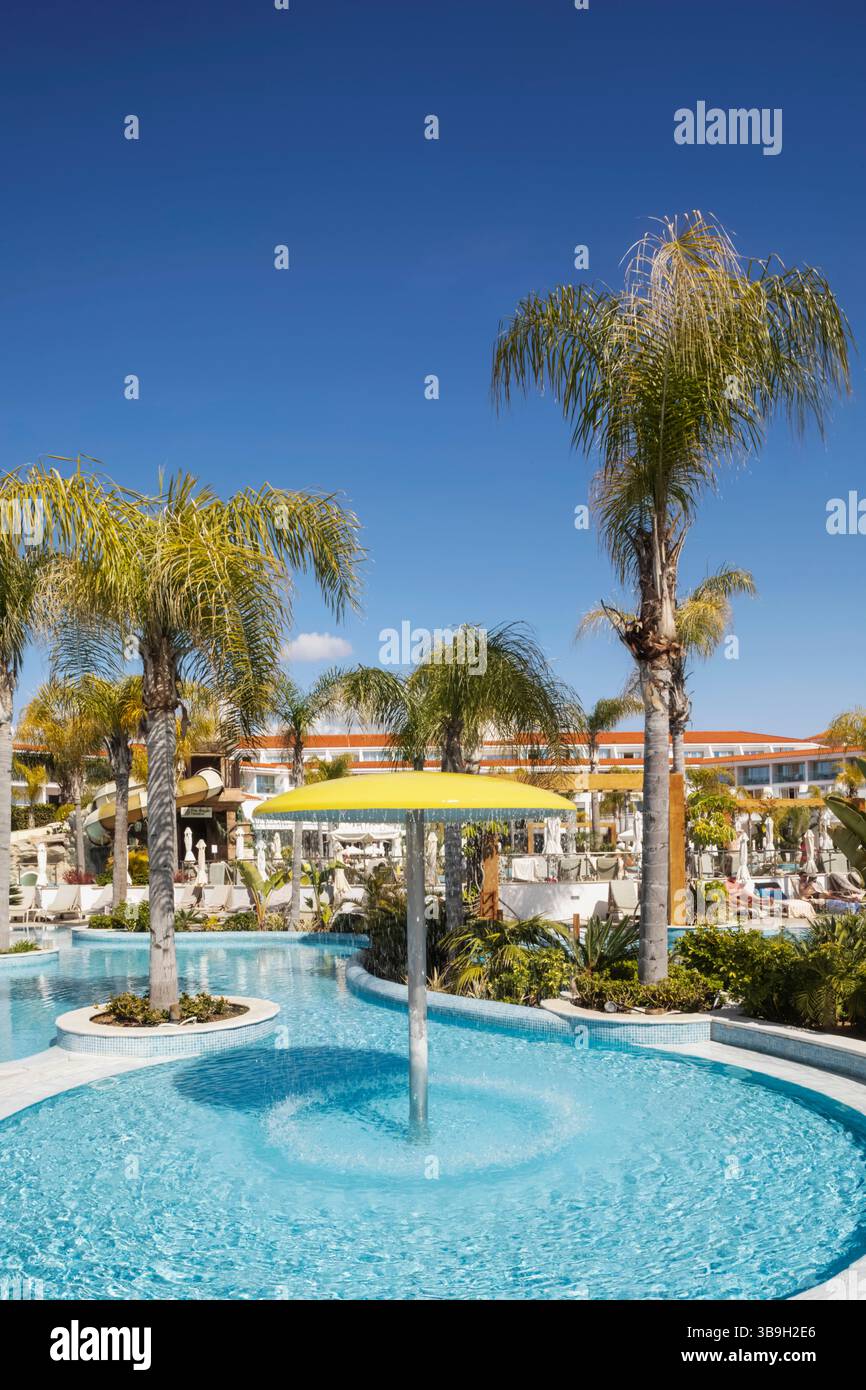 Cyprus, Paphos, Olympic Lagoon Hotel Swimming Pool Stock Photo - Alamy