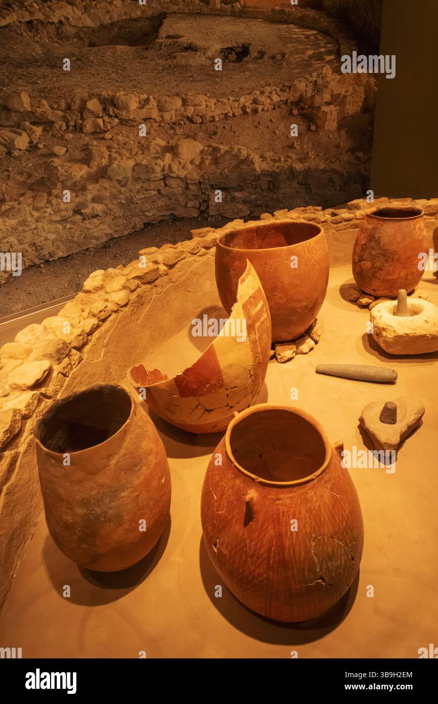 Cyprus, Paphos, Archaeological Museum of Paphos District, Display of ...