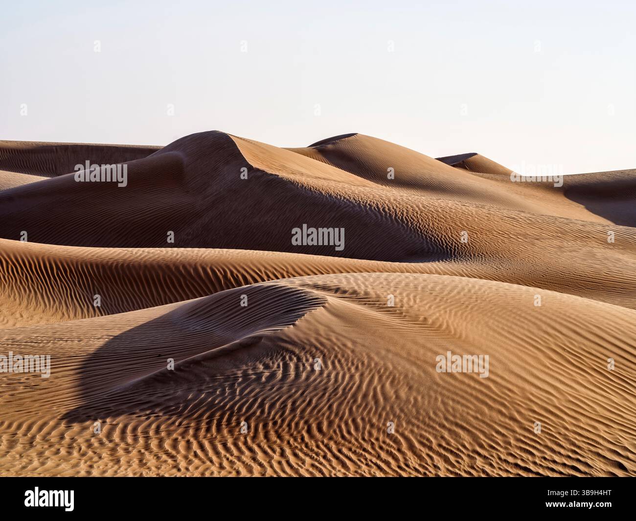 On the road in the Rub al Khali in Oman Stock Photo - Alamy