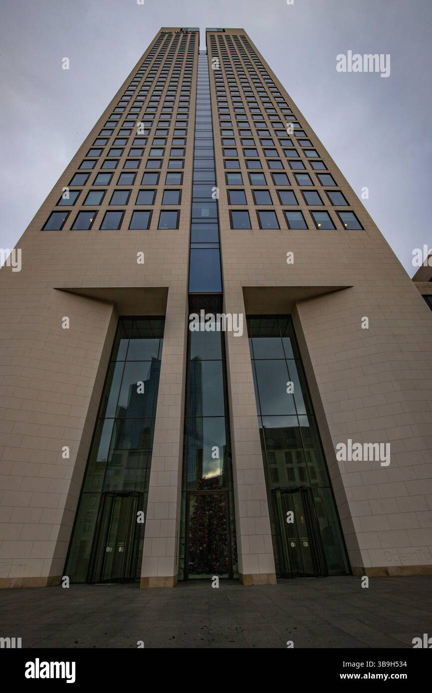 Modern architecture of a high-rise building in the metropolis of ...
