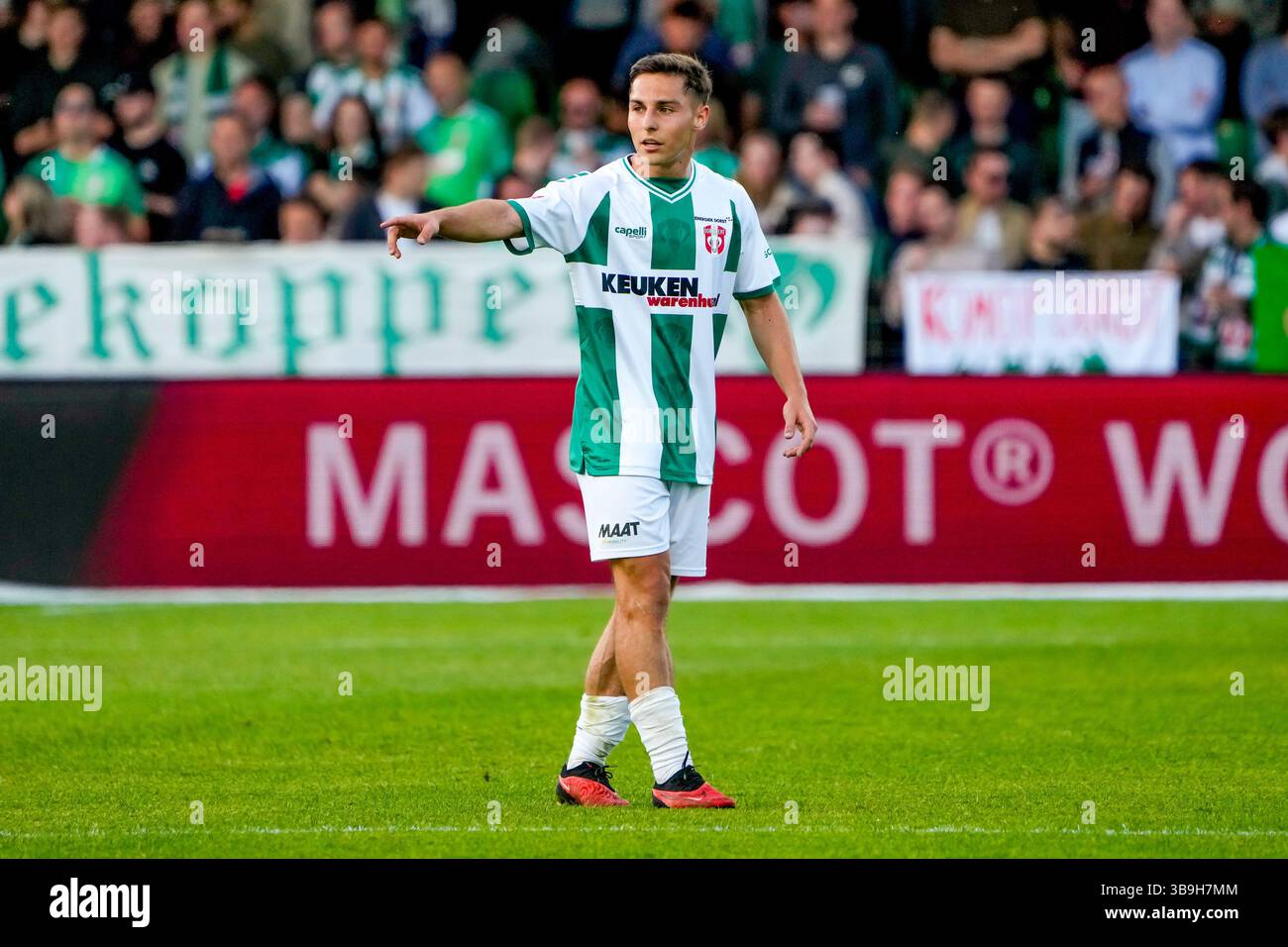 Dordrecht - Lorenzo Codutti of FC Dordrecht during the thirty-eight ...