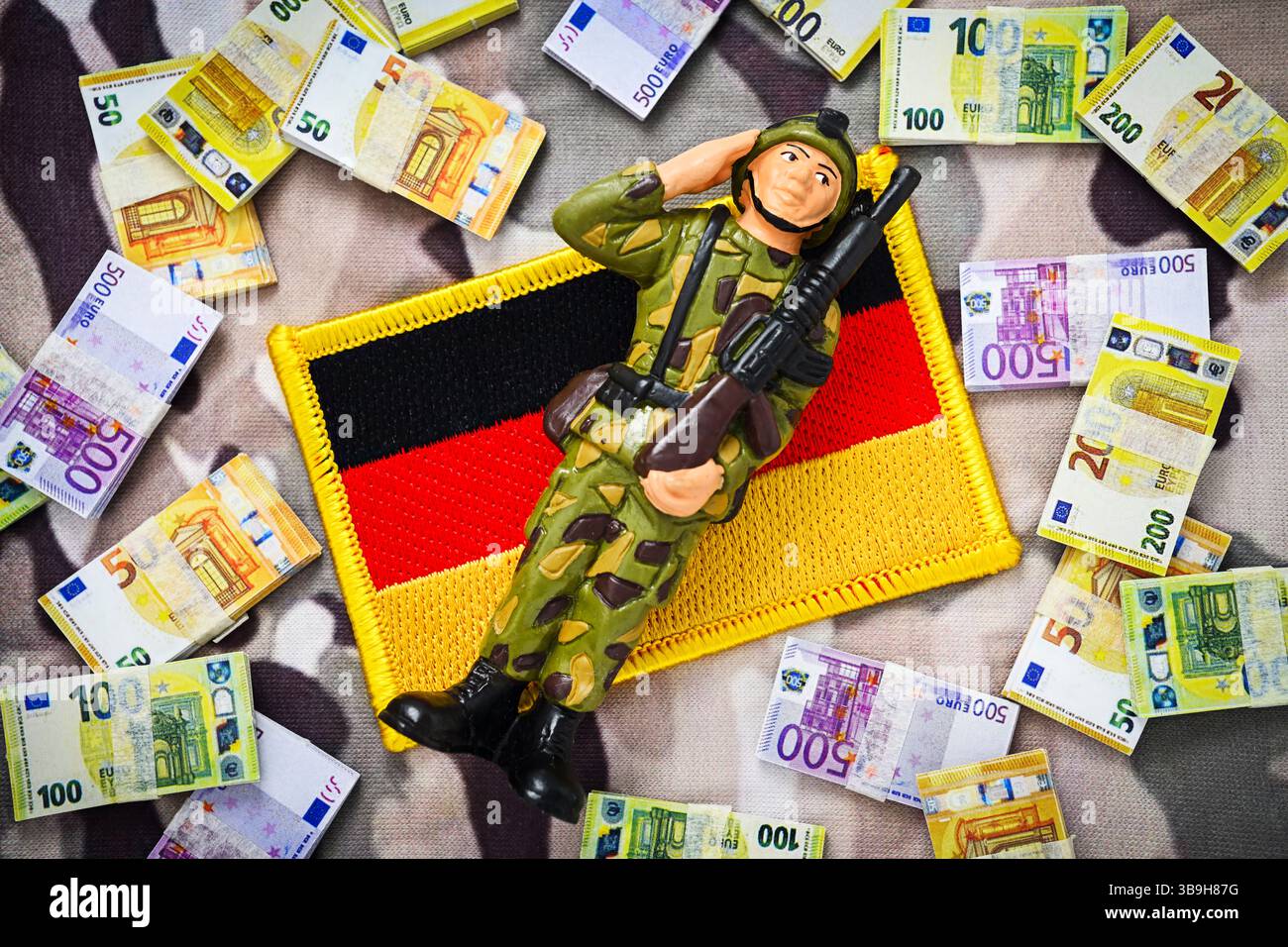 Symbolic photo of the bundeswehr and special assets hi-res stock ...