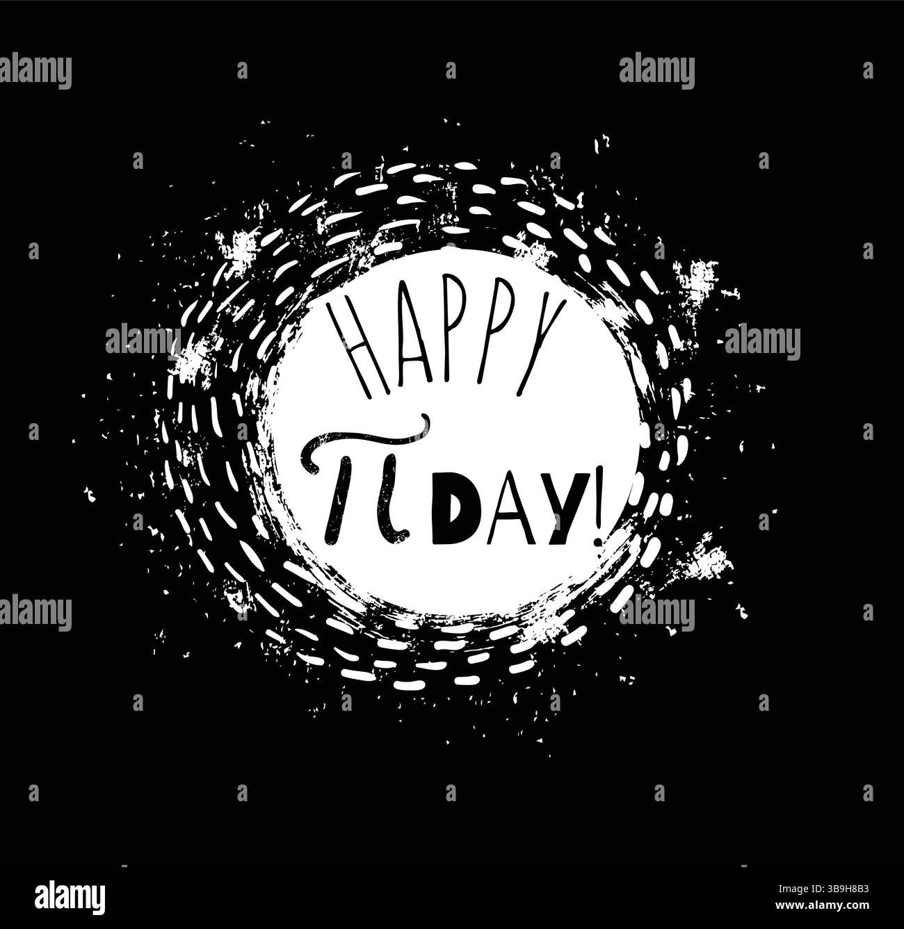 Happy Pi Day vector design for celebrating the mathematical constant 3 ...