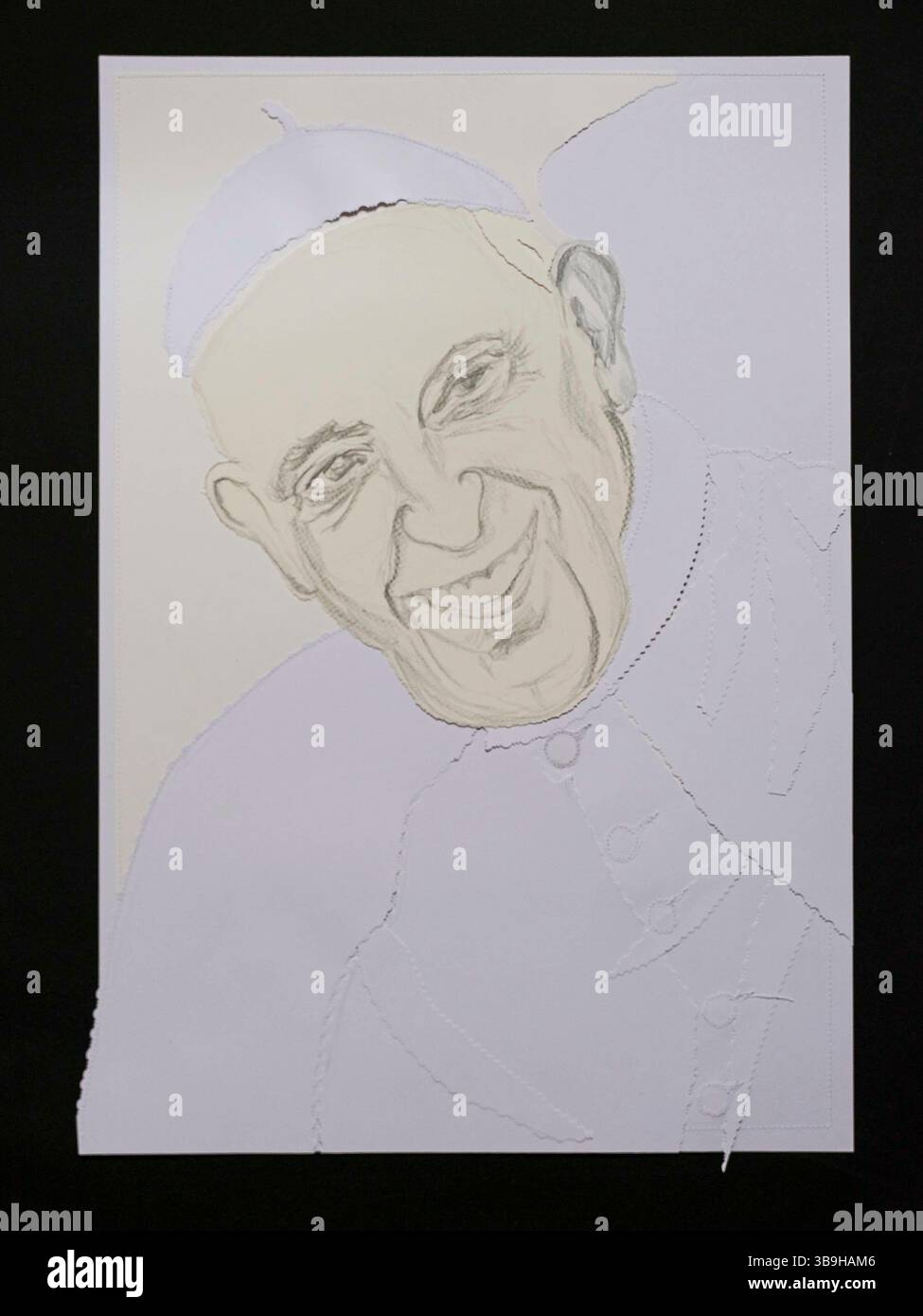 Painting Pope Francis Stock Photo - Alamy