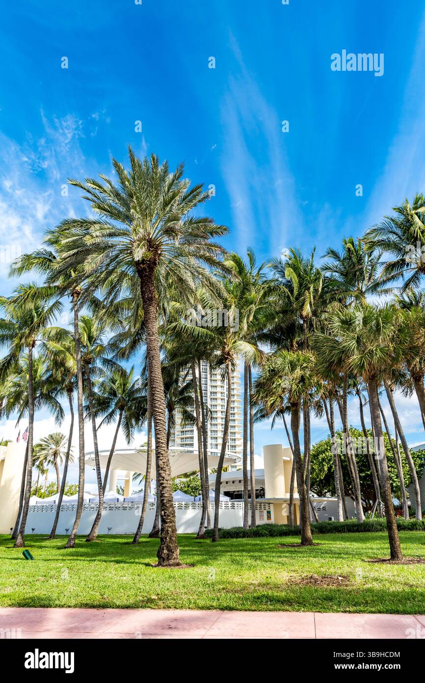 Park, Bandshell, North Beach, Miami Beach, Florida, USA, North America ...