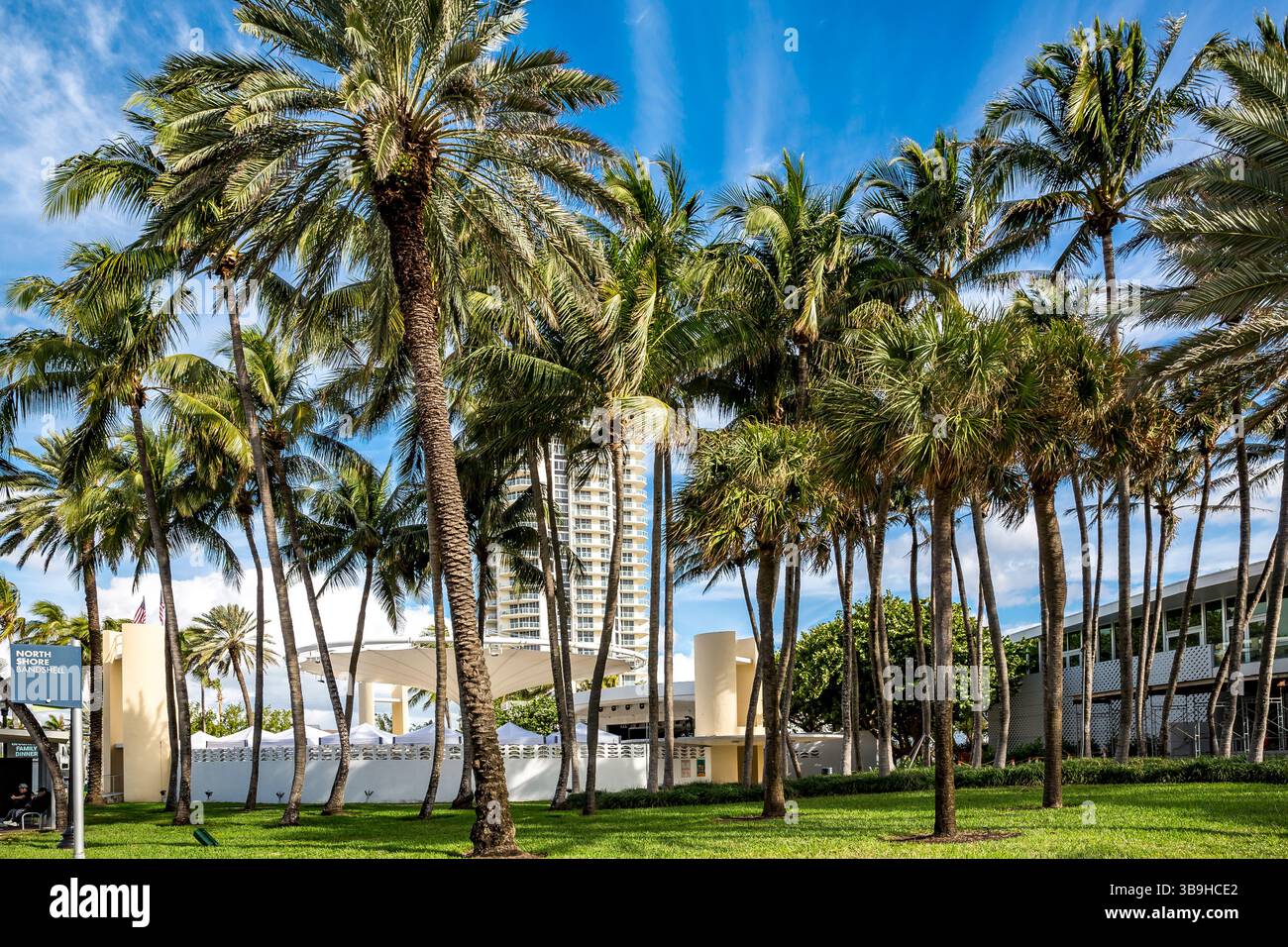 Park, Bandshell, North Beach, Miami Beach, Florida, USA, North America ...