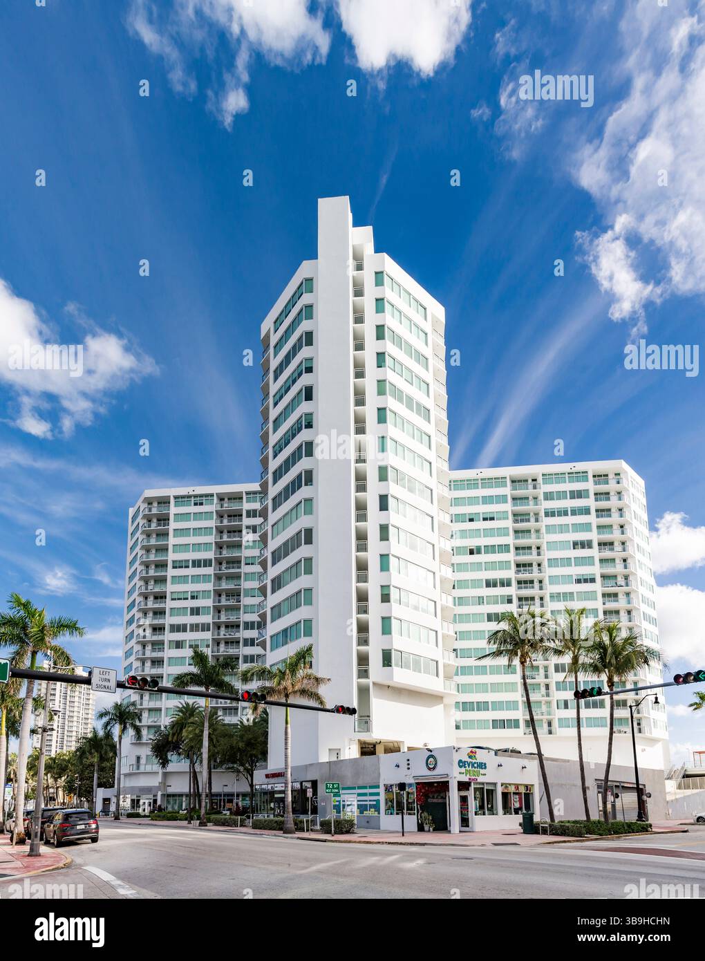 Burleigh House, high-rise building in Miami Beach, Florida, USA, North ...