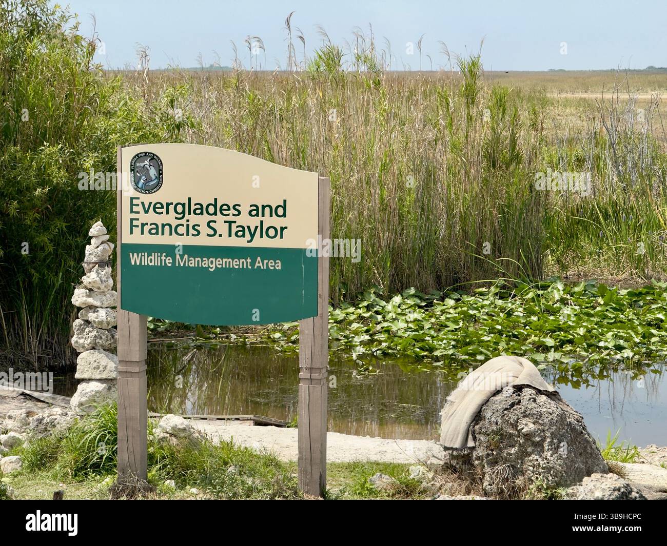 Everglades and Francis S. Taylor Wildlife Management Area Sign in ...