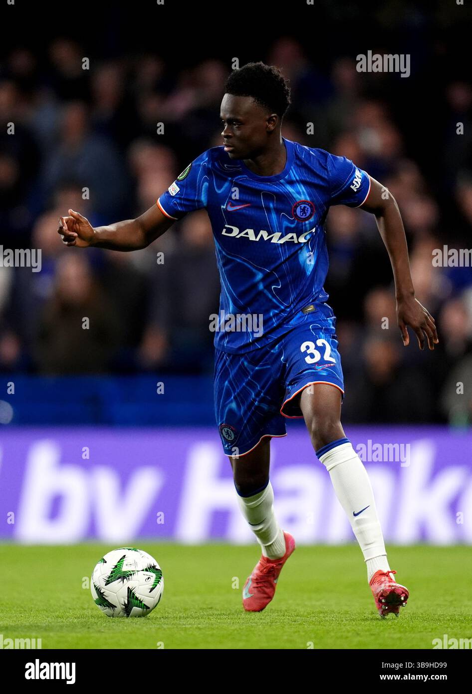 Chelsea’s Tyrique George during the UEFA Conference League semi-final ...