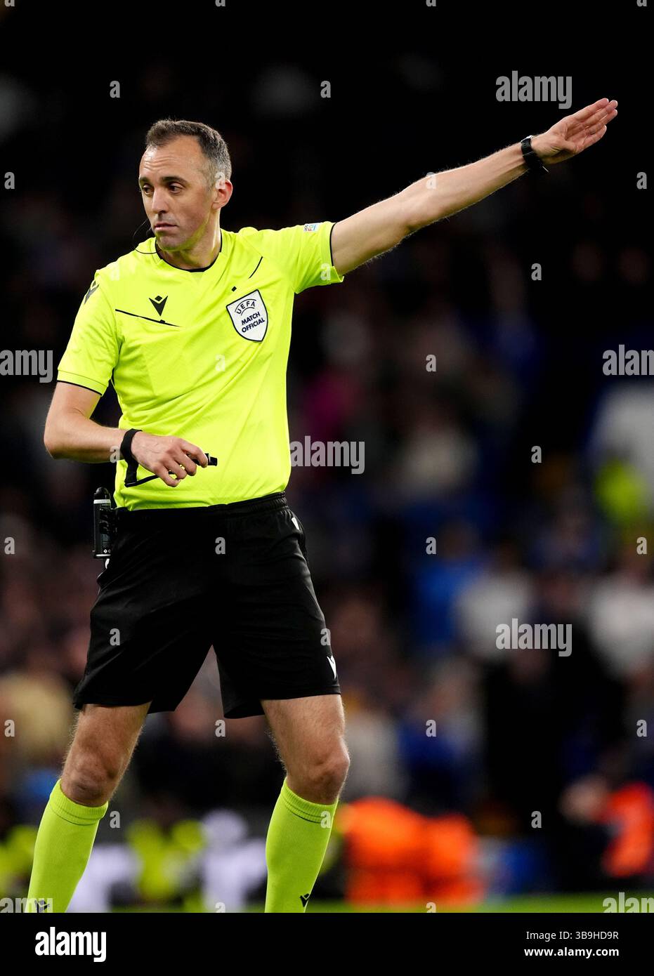 Referee Joao Pinheiro during the UEFA Conference League semi-final ...
