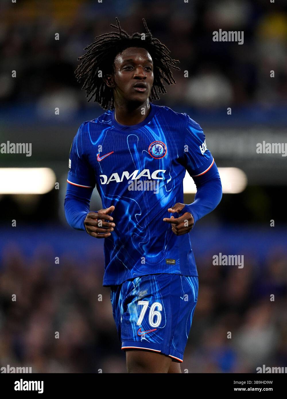 Chelsea’s Shumaira Mheuka during the UEFA Conference League semi-final ...