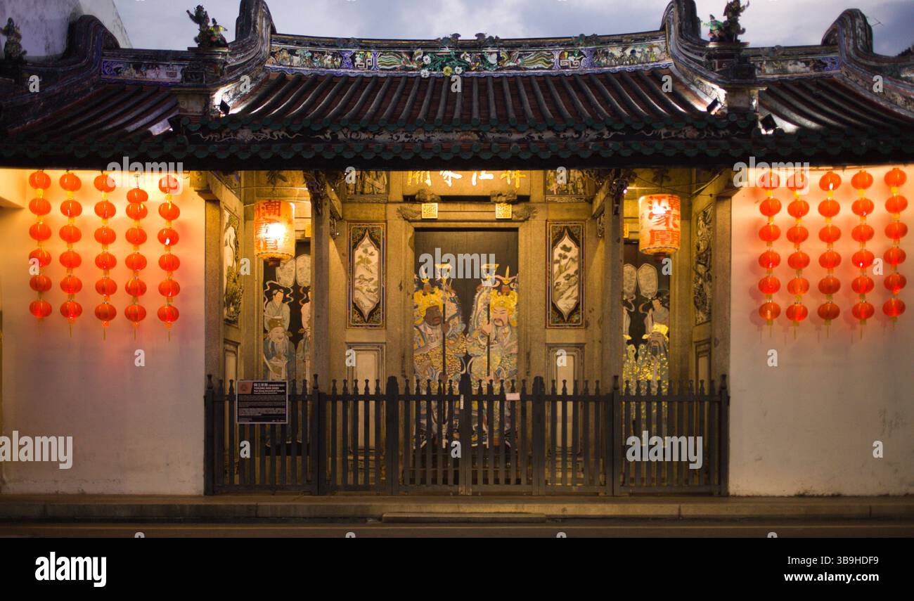 Malaysia, Penang, Georgetown, Han Jiang Ancestral Temple Stock Photo ...