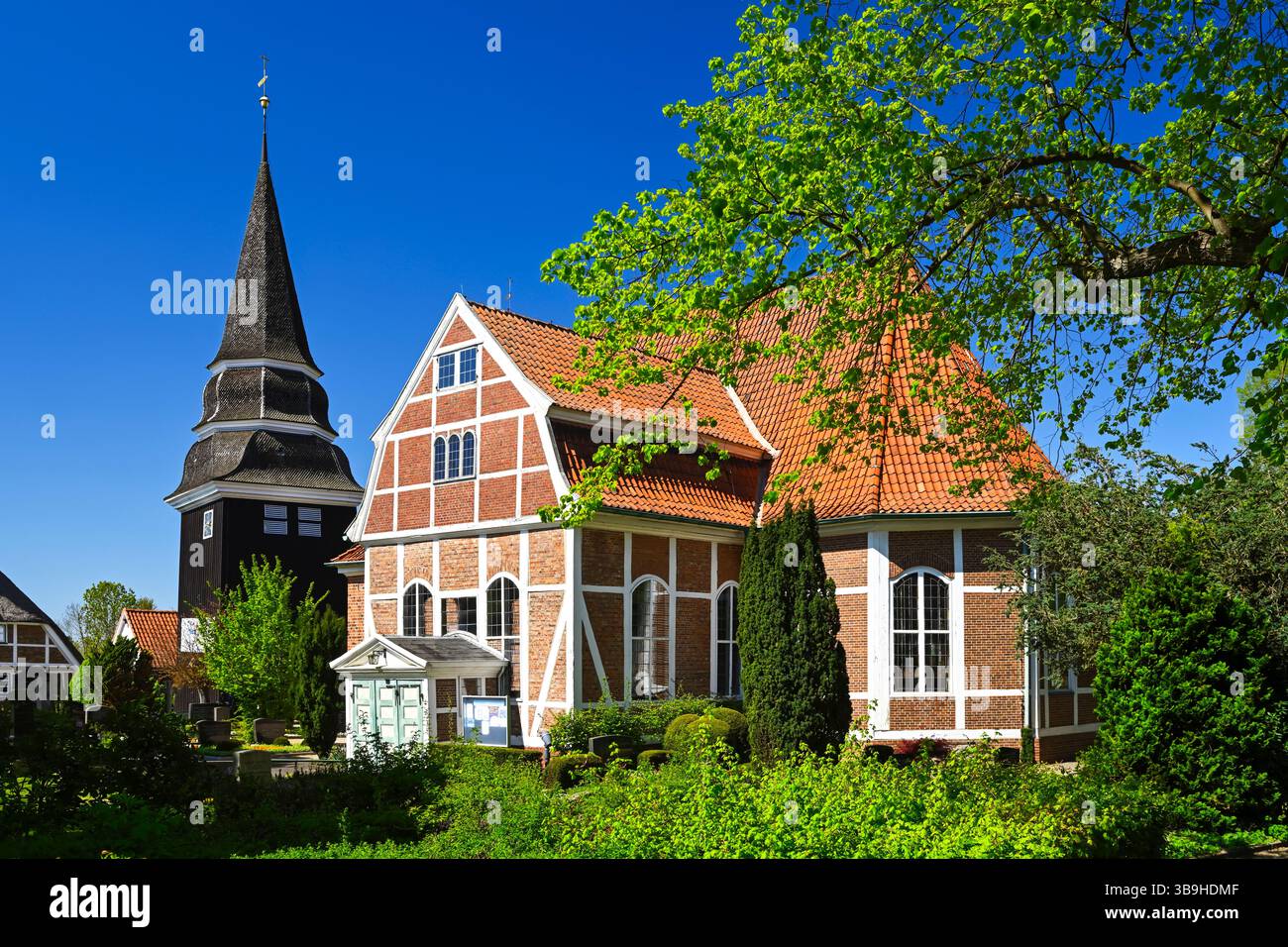 Church of St. Johannis in Curslack, Hamburg, Germany Stock Photo - Alamy