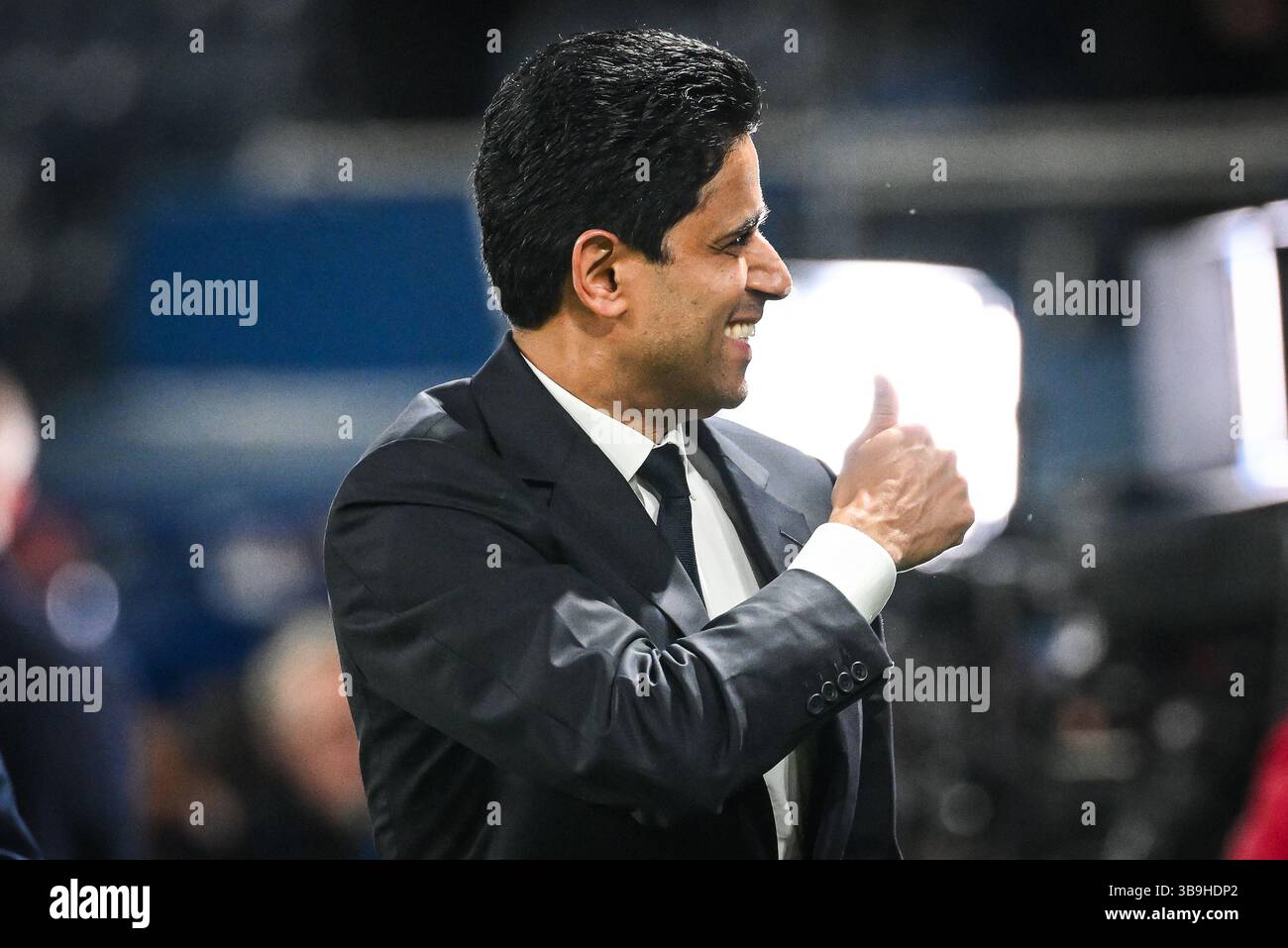 Nasser AL-KHELAIFI of PSG during the UEFA Champions League, Semi-finals ...