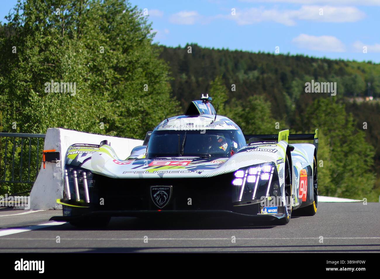 Francorchamps, Wallonia, Belgium. 9th May, 2025. 94 PEUGEOT TOTALENERGIES enters the pit lane at ...