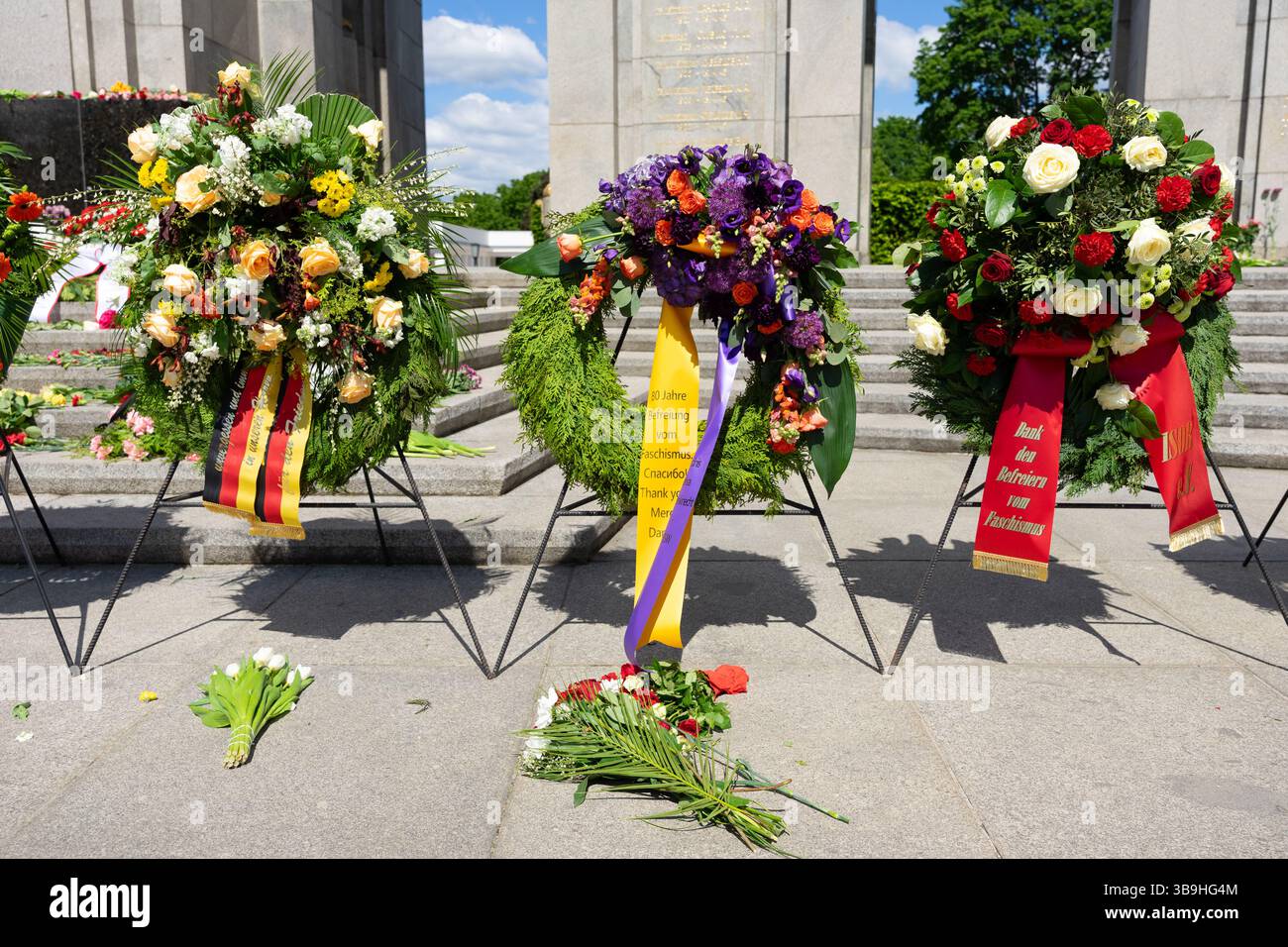 BERLIN - MAY 09, 2025: Victory Day in Berlin. Soviet War Memorial ...