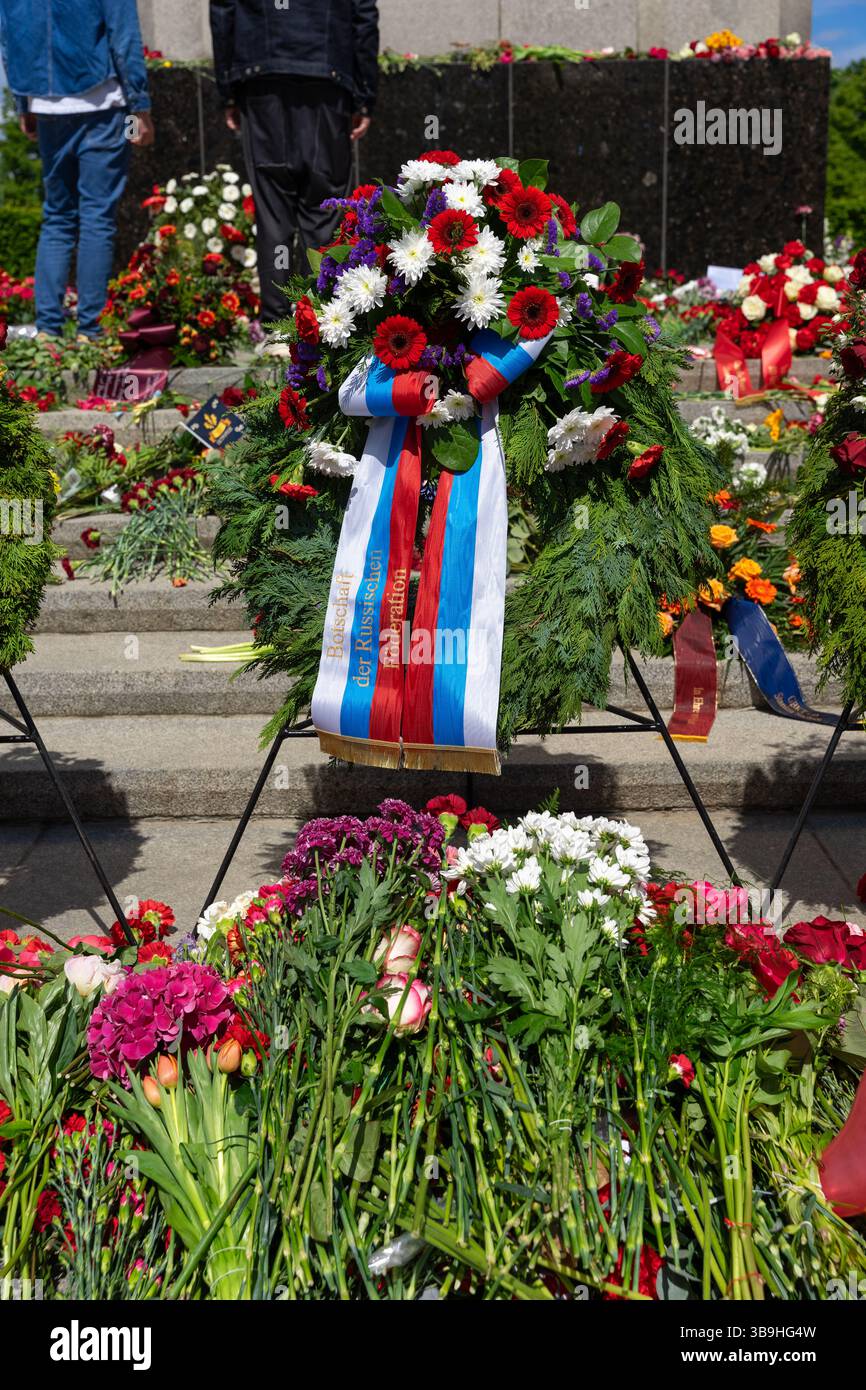 BERLIN - MAY 09, 2025: Victory Day in Berlin. Soviet War Memorial ...