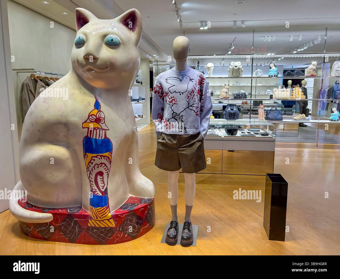Taipei, Taiwan, Close Up, Shop Window Display, Shopping inside, Luxury ...