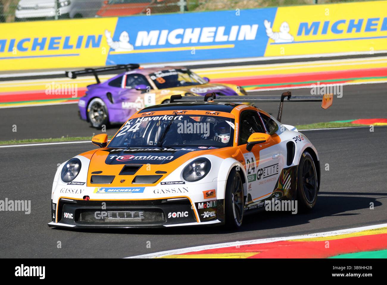 Francorchamps, Belgien. 09th May, 2025. Porsche Carrera Cup Deutschland- Rennen Spa ...
