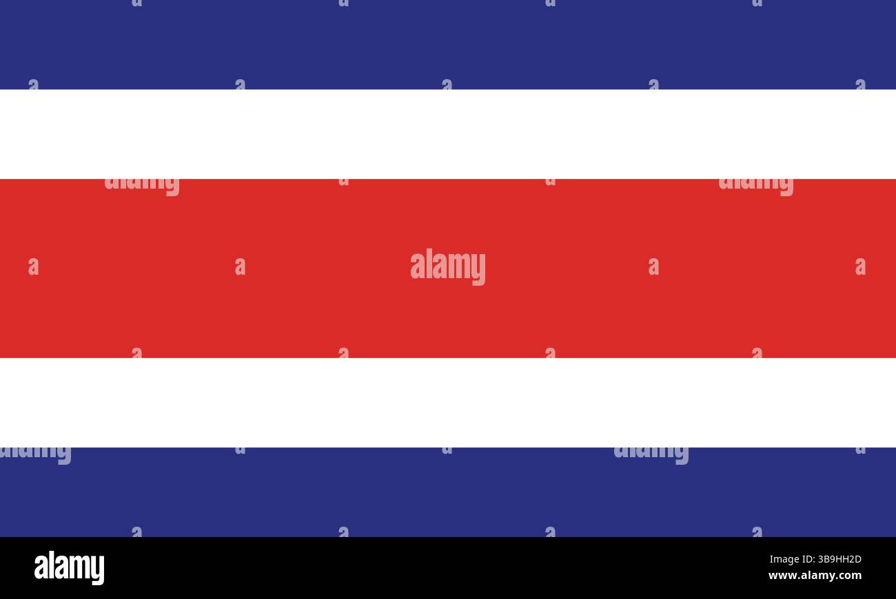 Flag Of Costa Rica Costa Rica Flag Official Colors And Proportion
