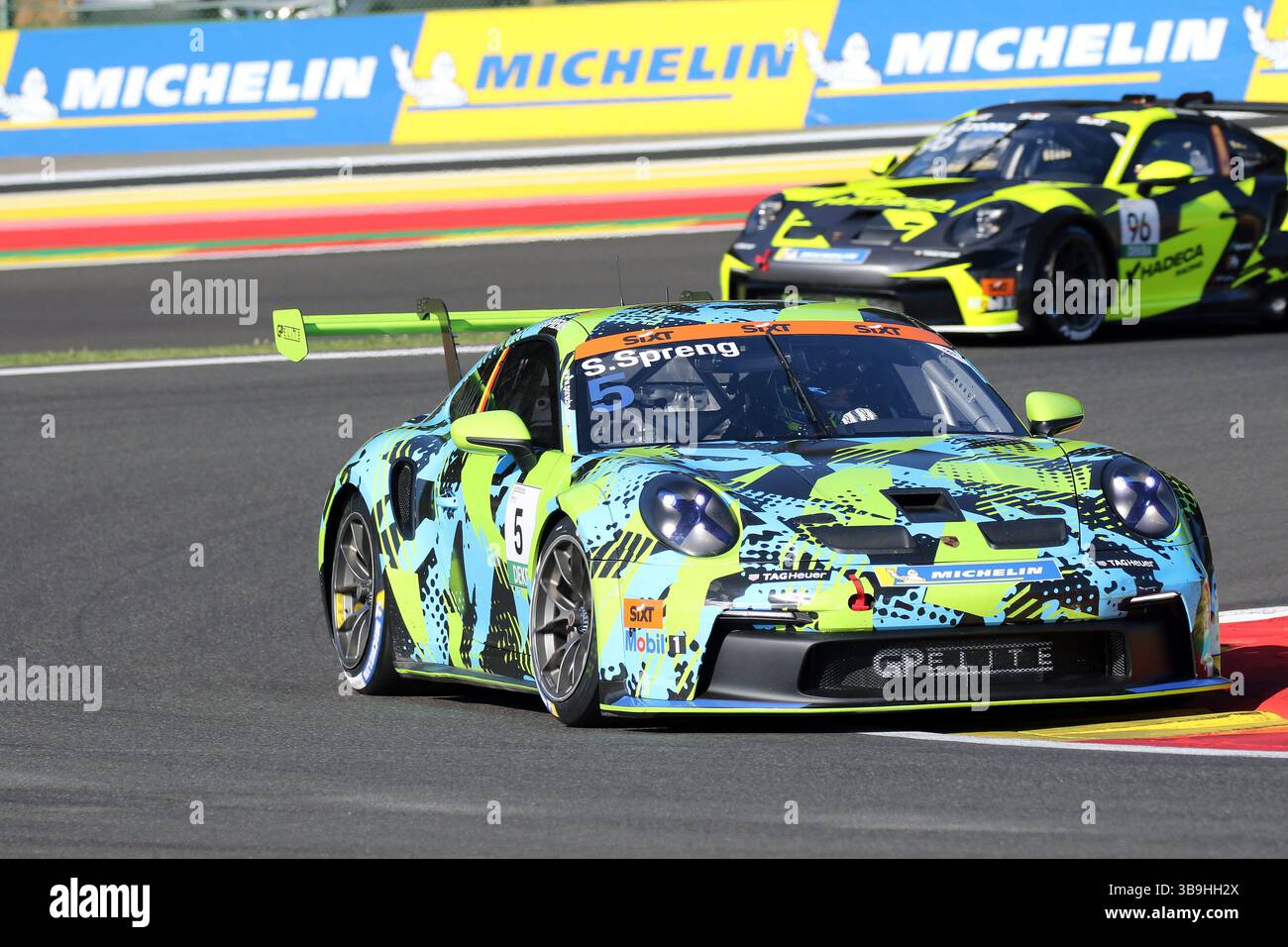 Francorchamps, Belgien. 09th May, 2025. Porsche Carrera Cup Deutschland- Rennen Spa ...