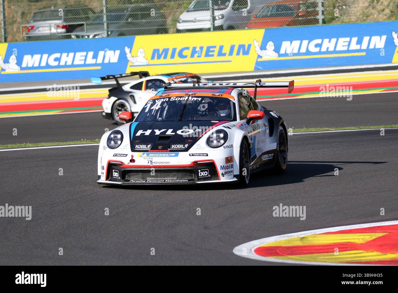 Francorchamps, Belgien. 09th May, 2025. Porsche Carrera Cup Deutschland- Rennen Spa ...