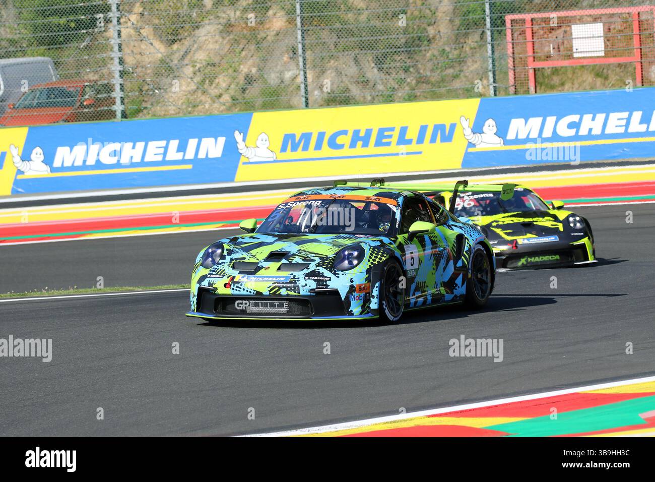 Francorchamps, Belgien. 09th May, 2025. Porsche Carrera Cup Deutschland- Rennen Spa ...
