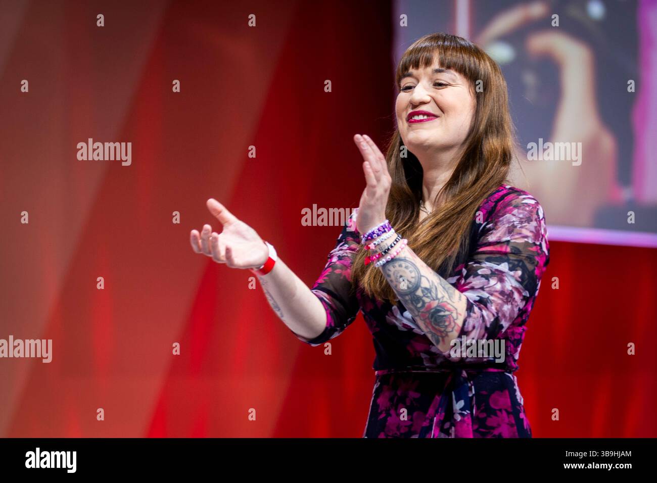 Chemnitz, Deutschland. 09th May, 2025. Heidi Reichinnek, DIE LINKE ...