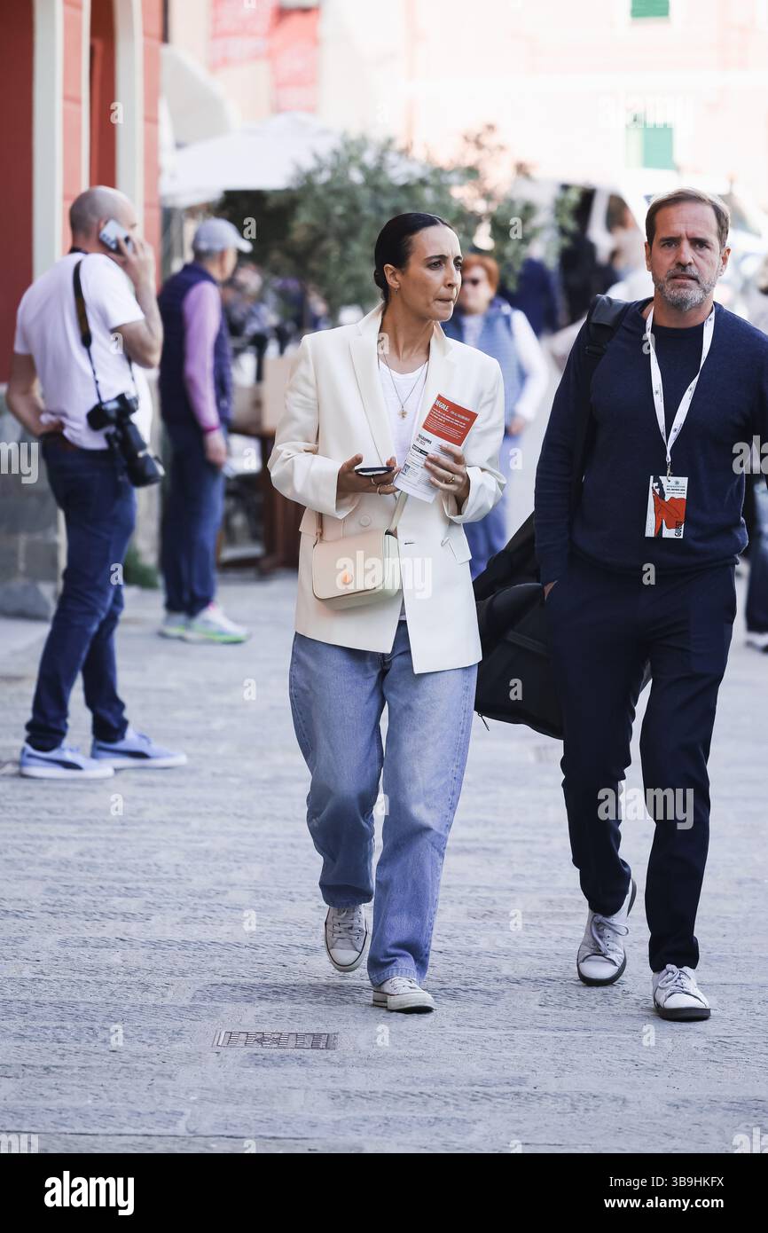 Milan, Italy. 09th May, 2025. Sestri Levante, Celebrity Sightings ...
