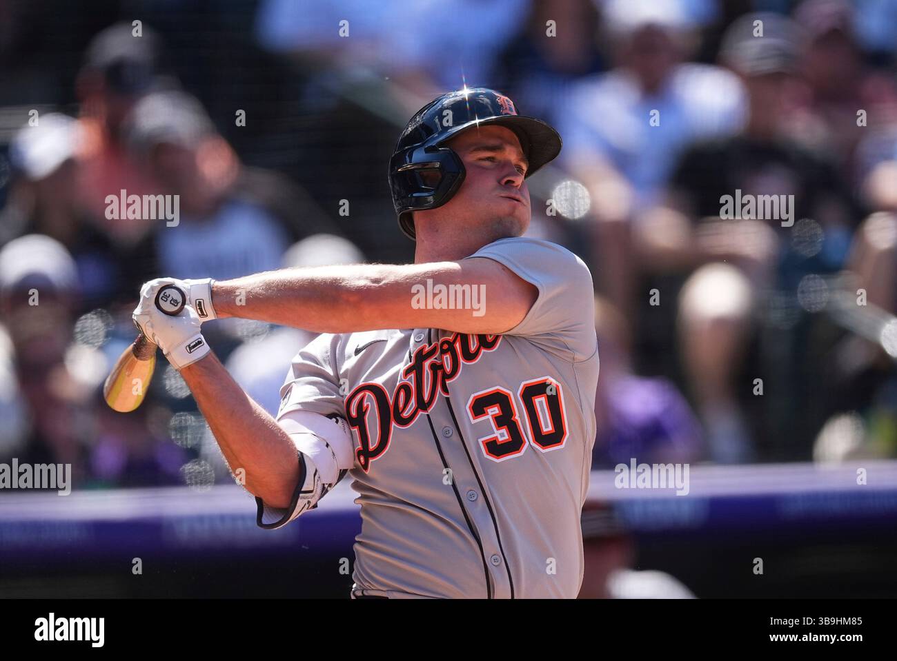 Detroit Tigers right fielder Kerry Carpenter (30) during the ninth ...