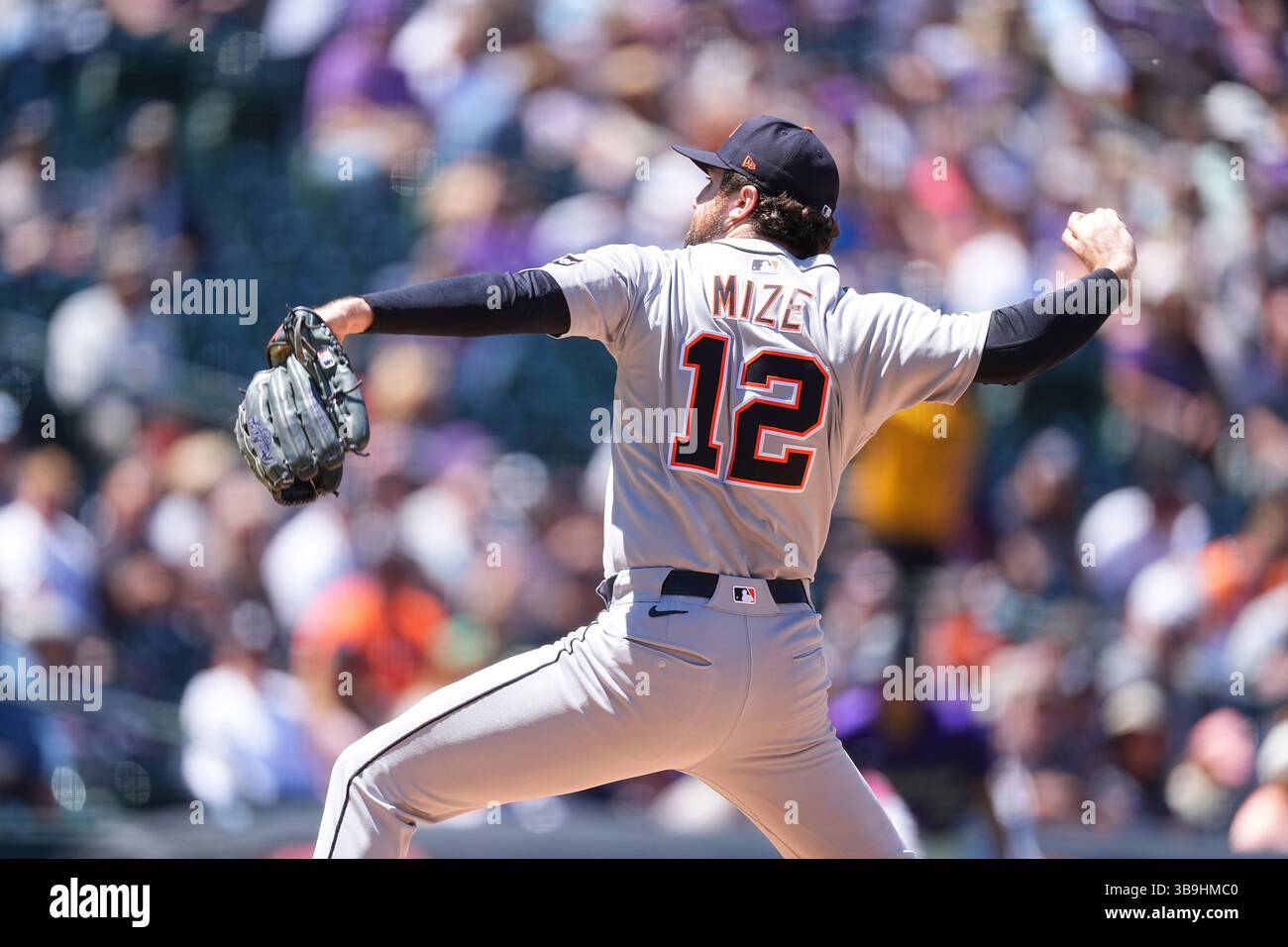 Detroit Tigers pitcher Casey Mize (12) during the second inning in the ...