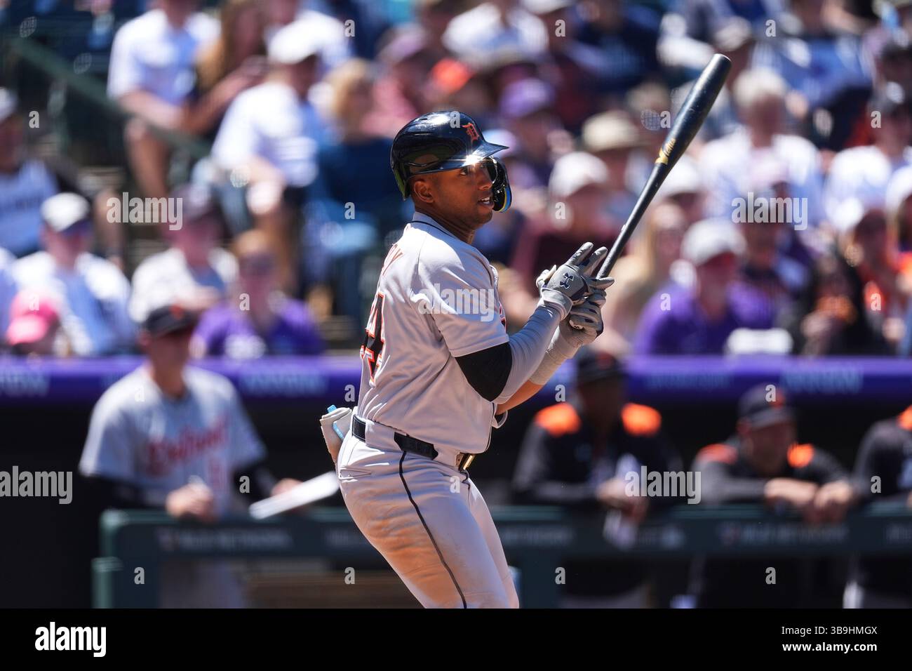 Detroit Tigers outfielder Justyn-Henry Malloy (44) during the third ...