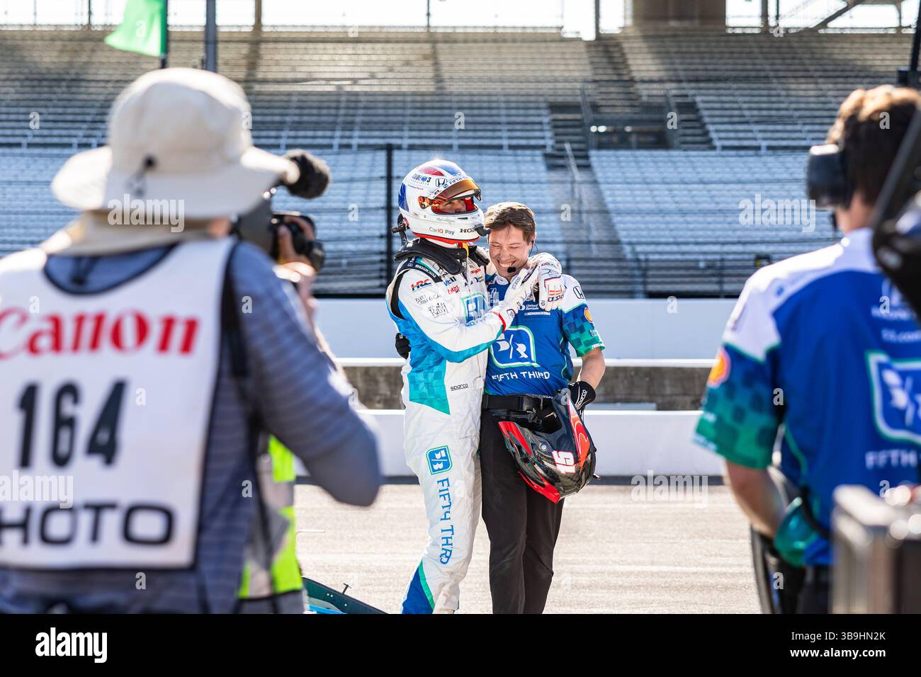 Indianapolis, Indiana, USA. 9th May, 2025. GRAHAM RAHAL (#15) - driver ...