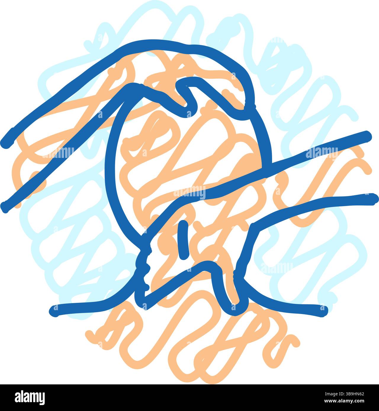 neck massage therapy icon doodle illustration Stock Vector Image & Art ...