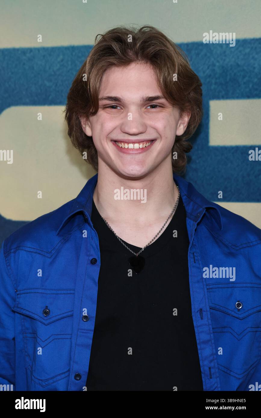 Los Angeles, California, USA. 8th May, 2025. Actor/singer Mason McNulty ...