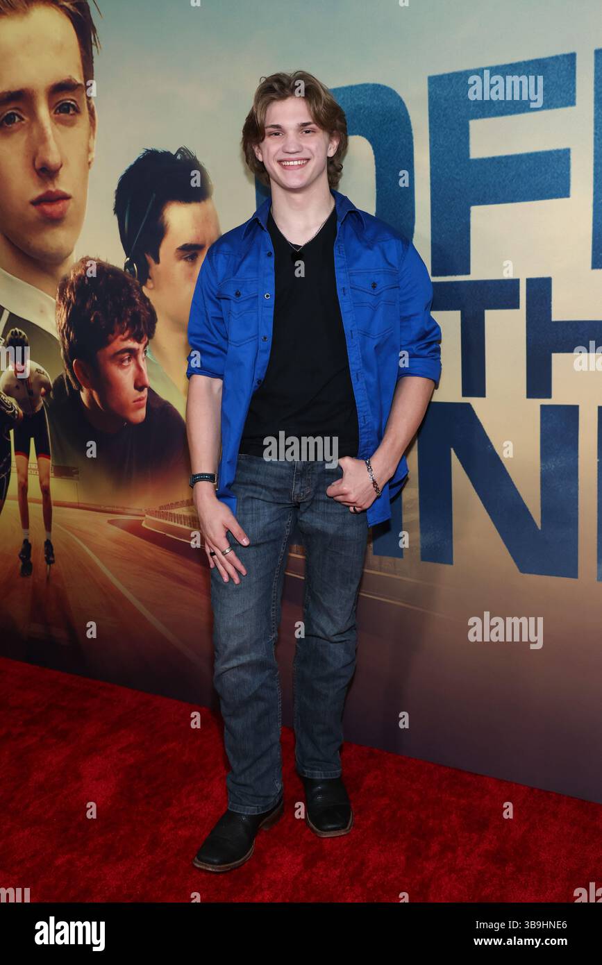 Los Angeles, California, USA. 8th May, 2025. Actor/singer Mason McNulty ...