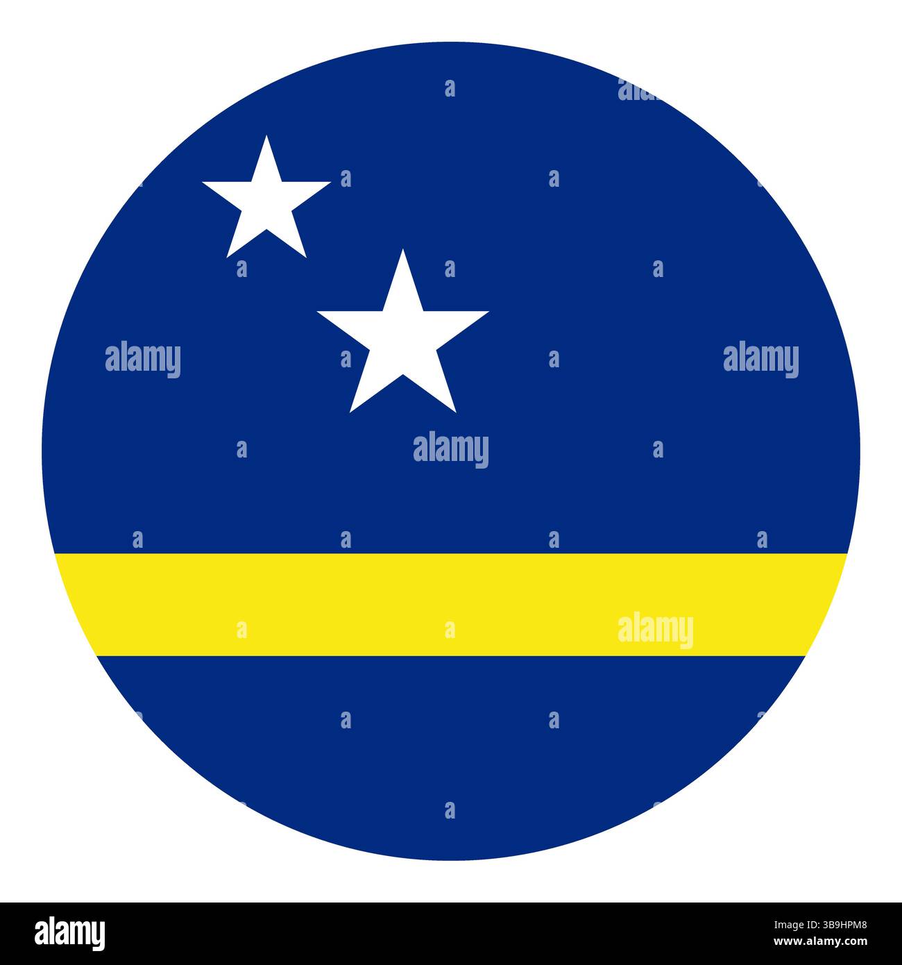 Flag of Curacao. Curacao circle flag logo icon computer vector ...