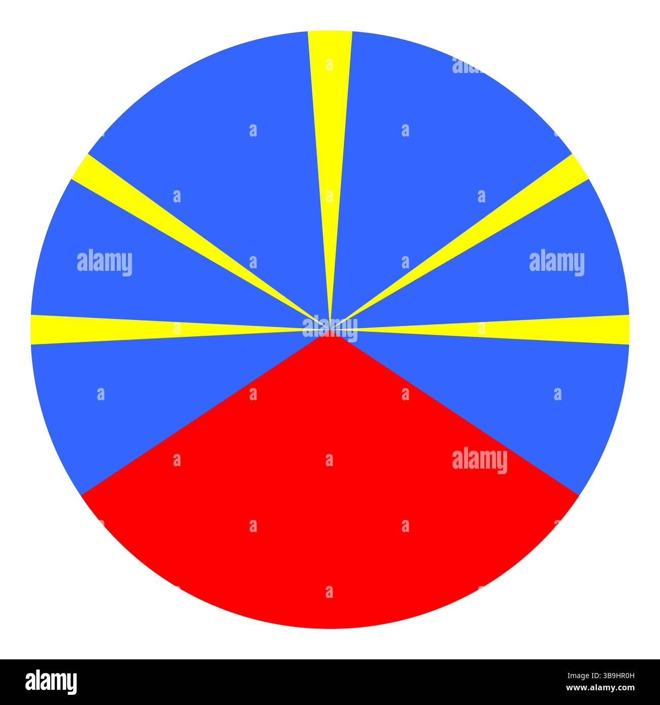 Flag of Reunion. Reunion circle flag logo icon computer vector ...