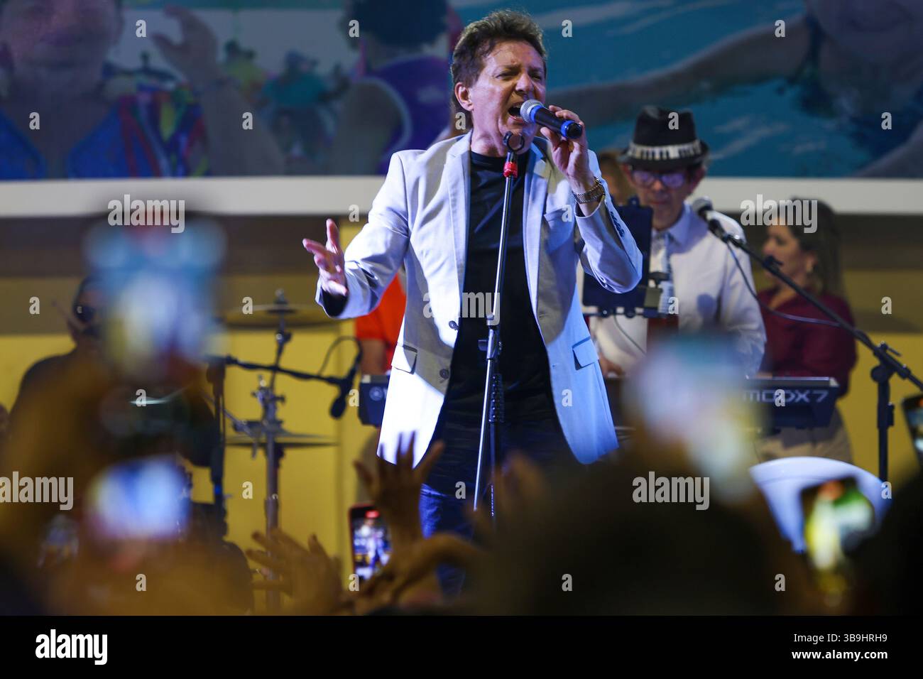 Manaus-AM, GILLIARD SHOW - Singer Gilliard, during a presentation, at ...