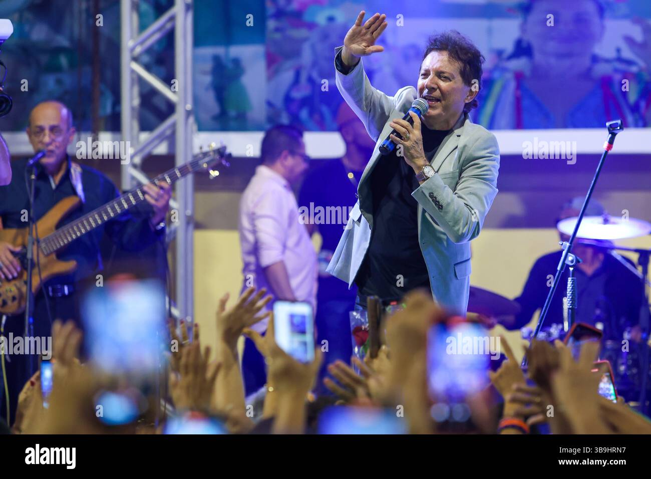 Manaus-AM, GILLIARD SHOW - Singer Gilliard, during a presentation, at ...