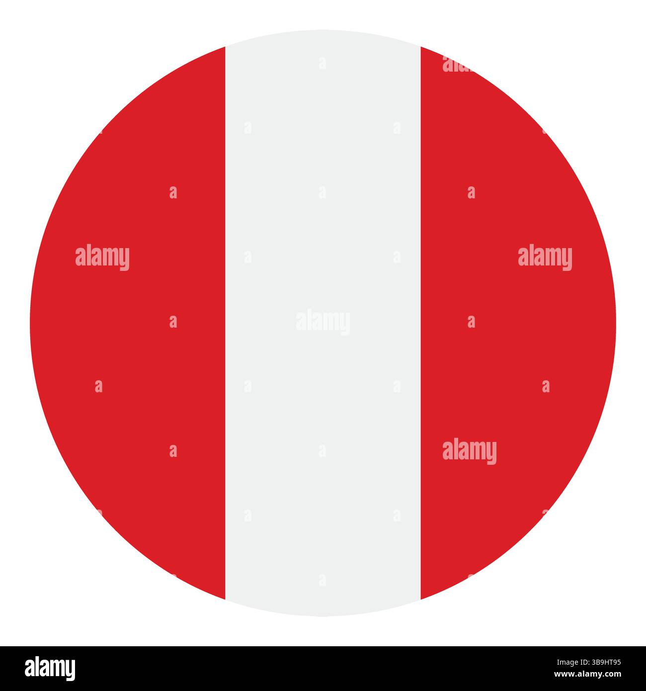 Flag of Peru. Peru circle flag logo icon computer vector illustration design Stock Vector Image ...