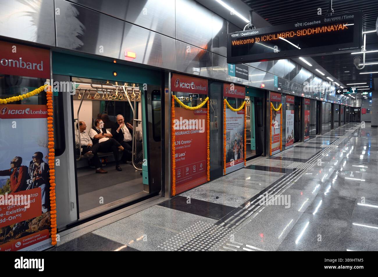 Mumbai, India. 09th May, 2025. MUMBAI, INDIA - MAY 9: View of Metro ...
