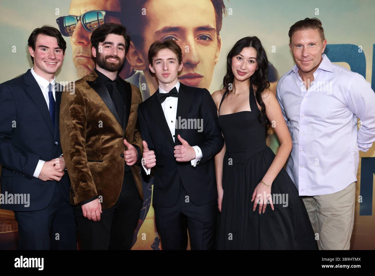 Los Angeles, California, USA. 8th May, 2025. Cast members Chris ...