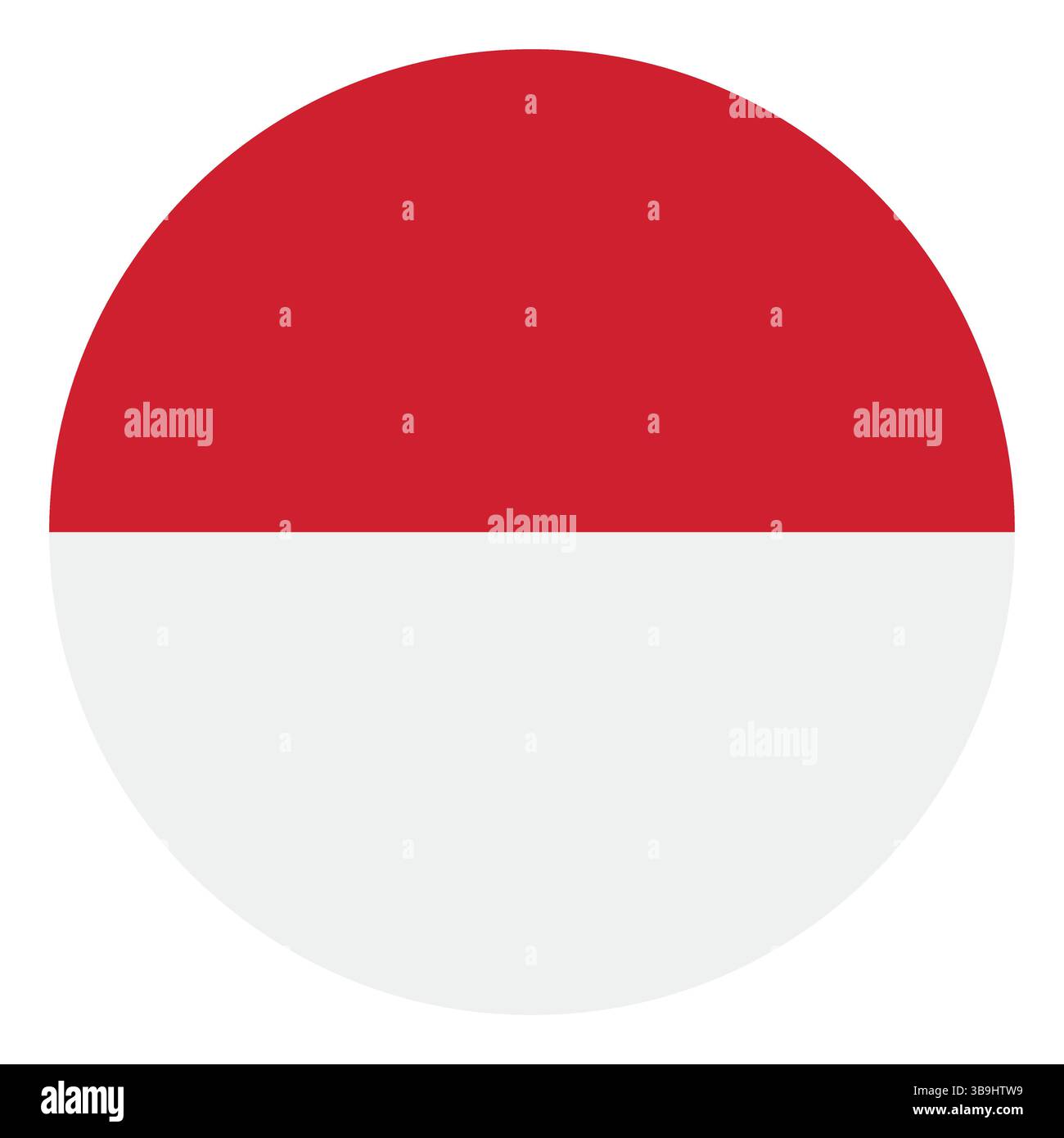 Flag of Monaco. Monaco circle flag logo icon computer vector illustration design Stock Vector ...