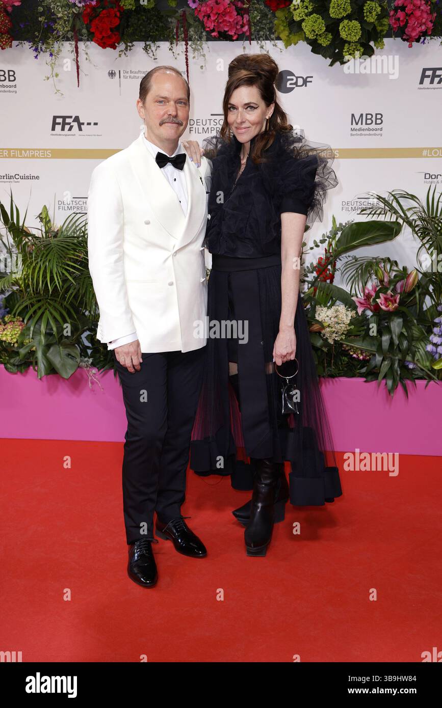 Godehard Giese und Kim Riedle bei der "Deutscher Filmpreis" Verleihung ...