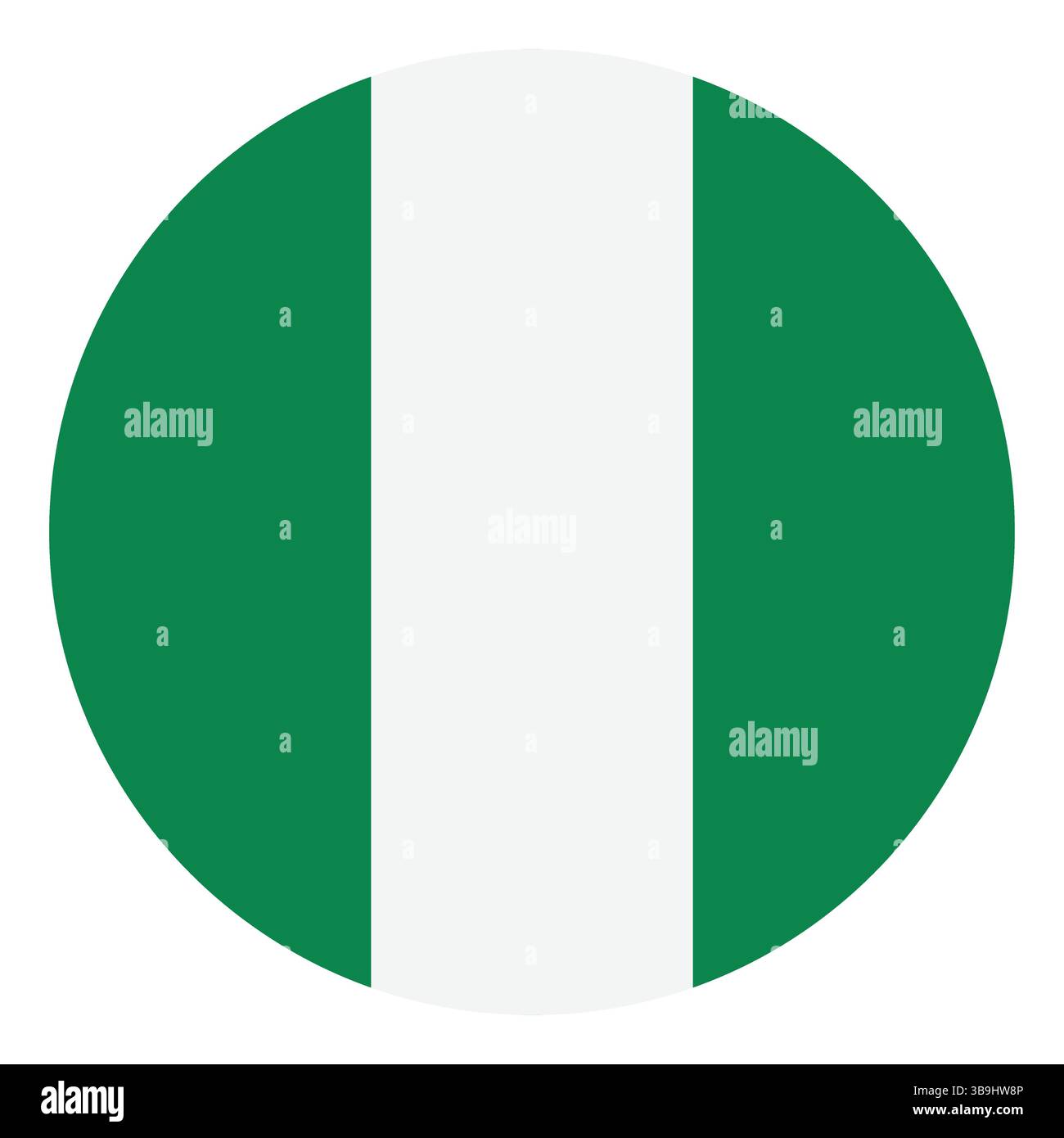 Flag of Nigeria. Nigeria circle flag logo icon computer vector ...